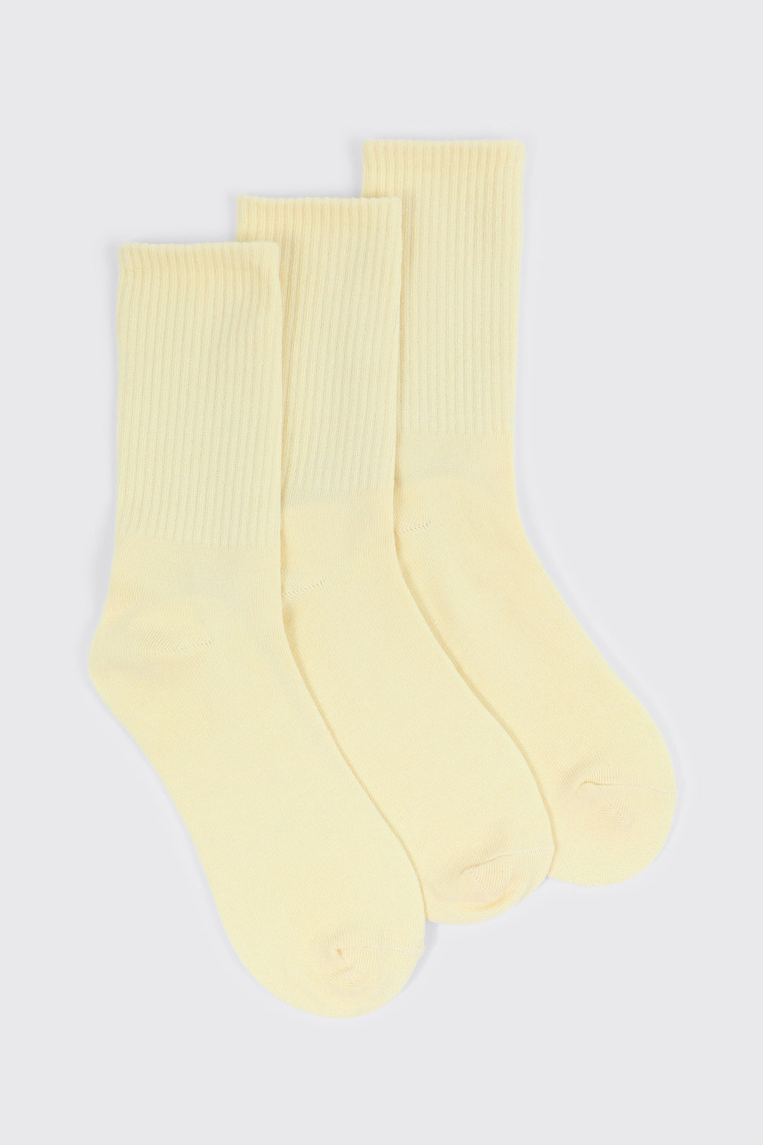3-Pack Ribbed Crew Socks – Ardene